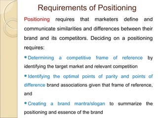 Branding and Brand Positioning / Marketing Management By Kotler Keller ...