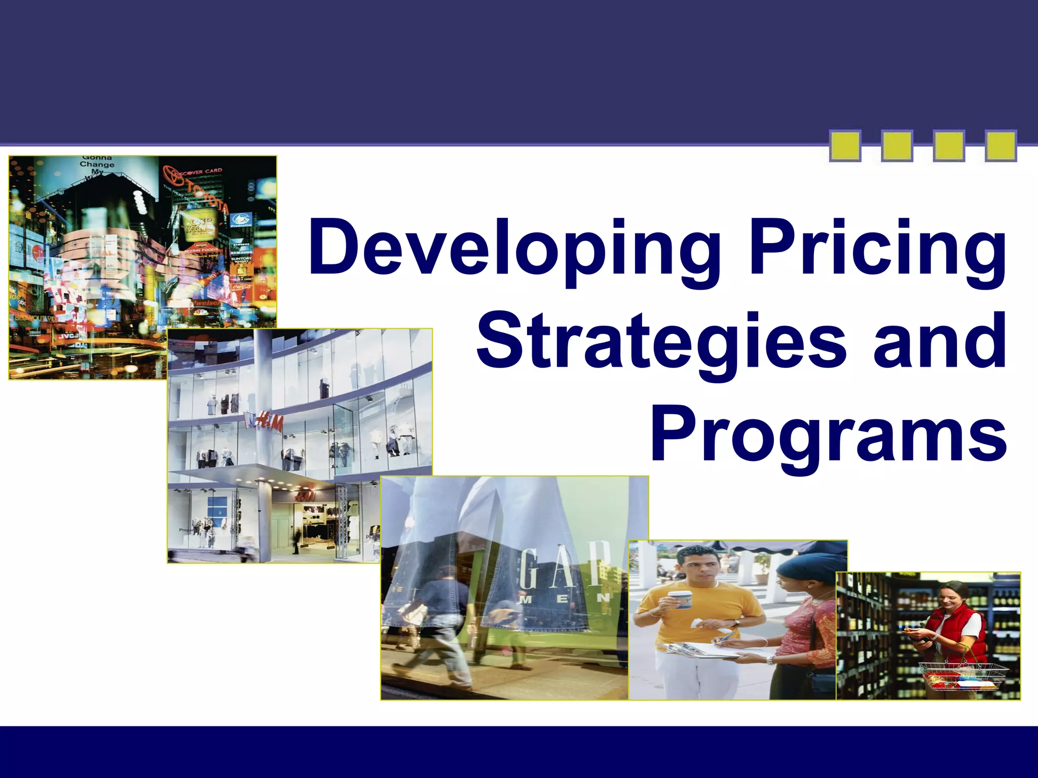 Developing Pricing Strategy | PPT