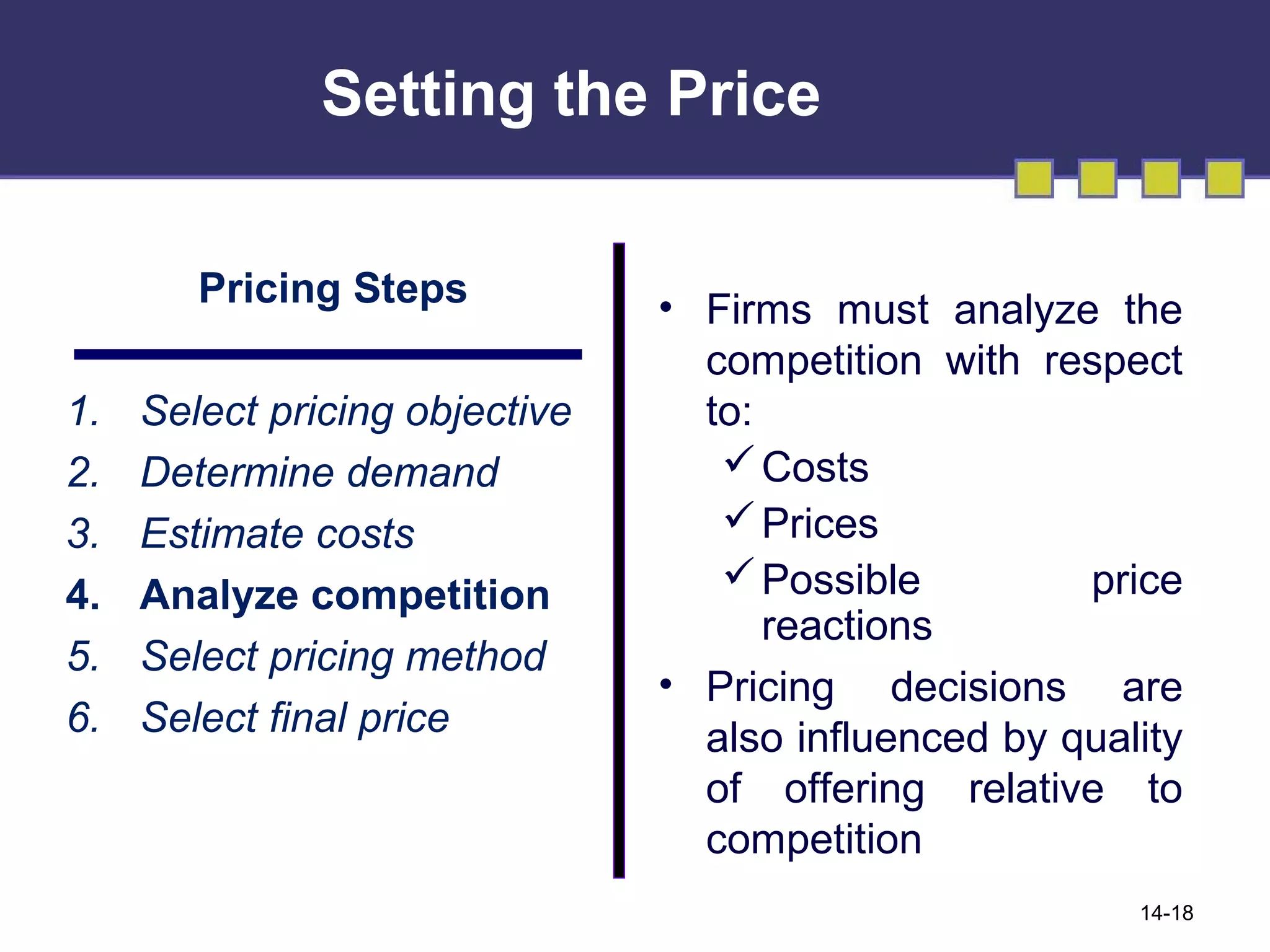 Developing Pricing Strategy | PPT