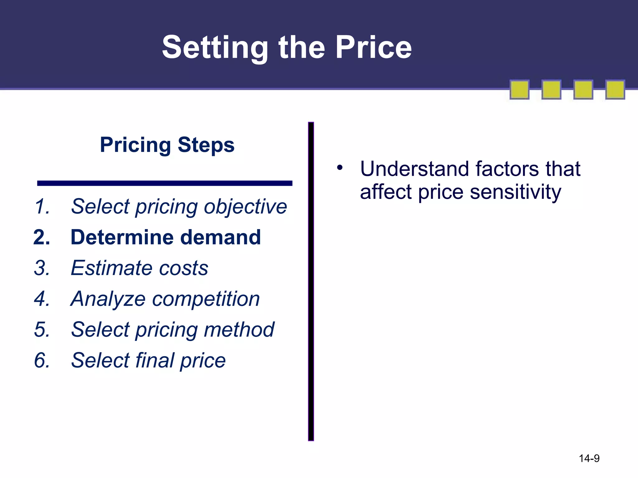 Developing Pricing Strategy | PPT