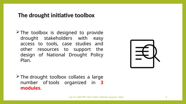 Lec-16 THE DRAUGHT TOOLBOX- Disaster Management.pptx