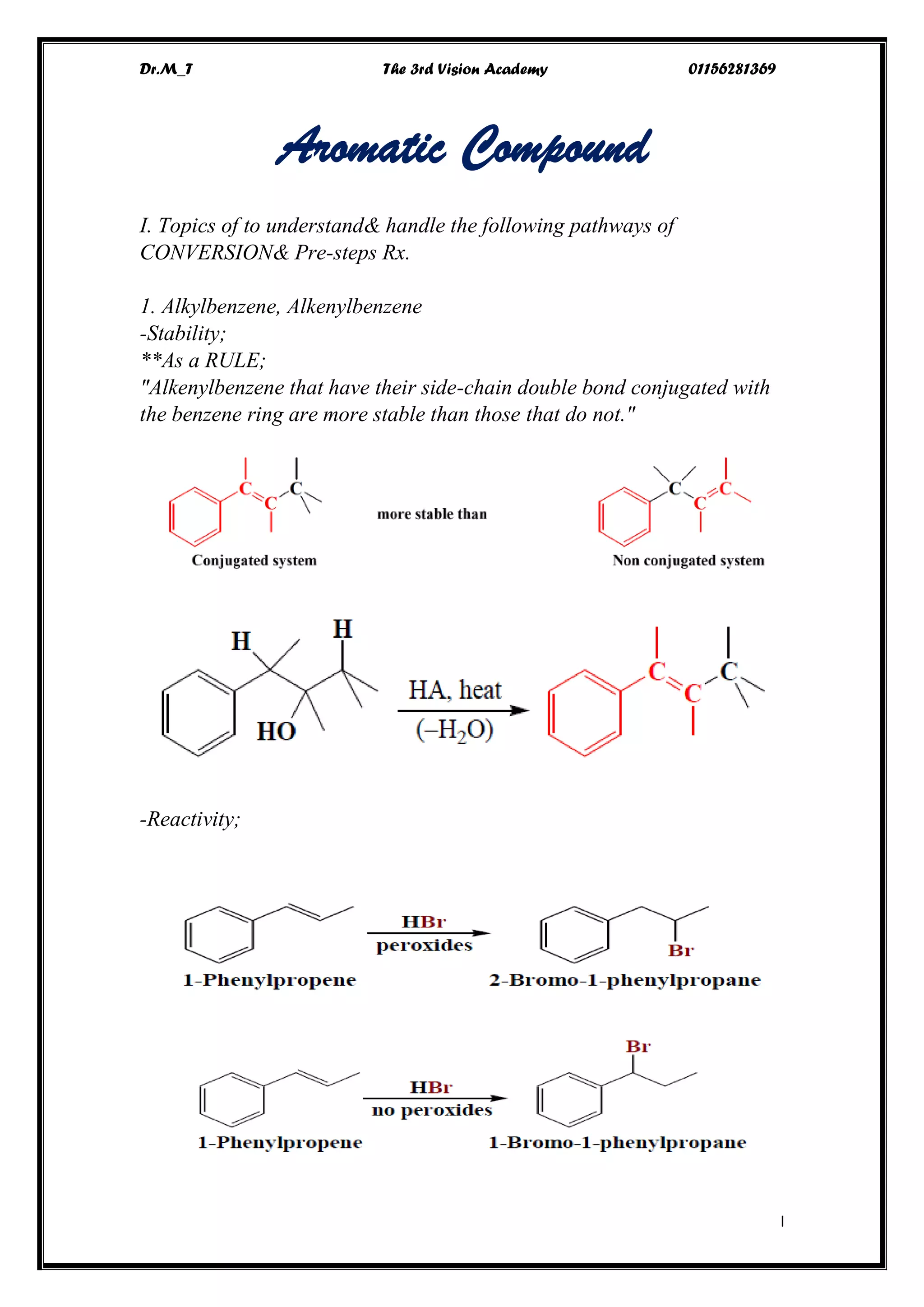 Aromatic Comp. Lec.5 | PDF