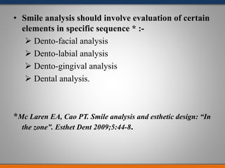 smile analysis in Orthodontics | PPTX