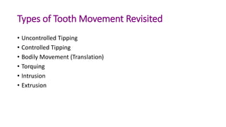 basics of orthodontic force system | PPTX