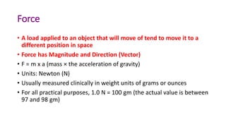basics of orthodontic force system | PPTX