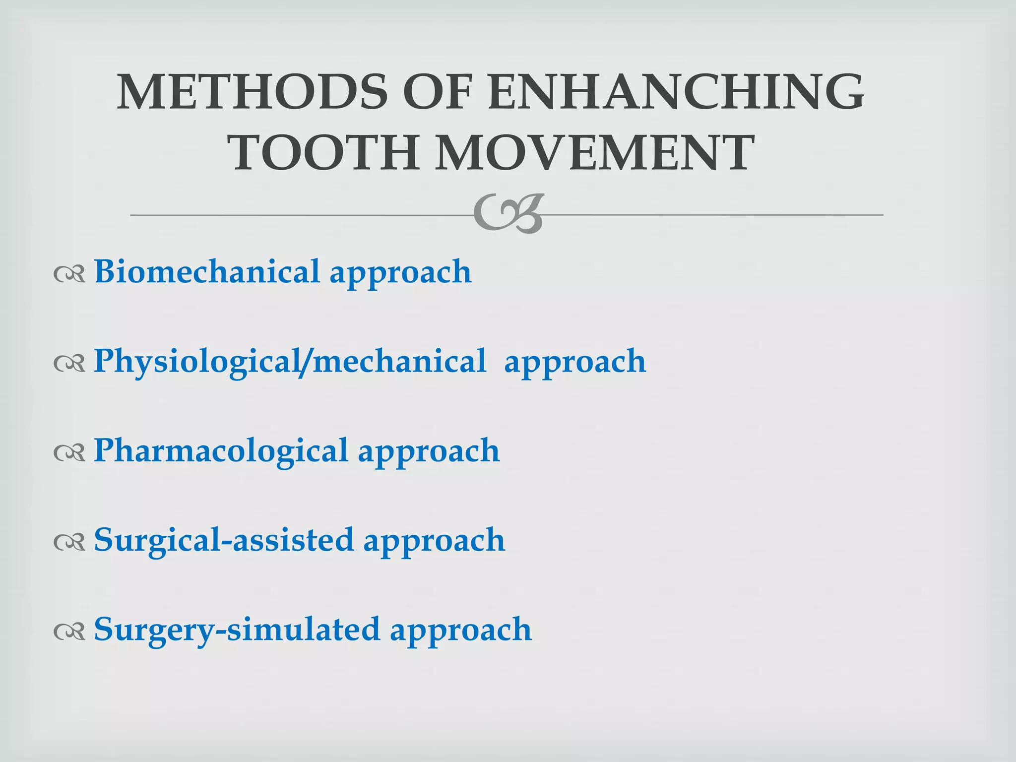 biology of tooth movement ii | PPTX | Bone and Joint Conditions ...