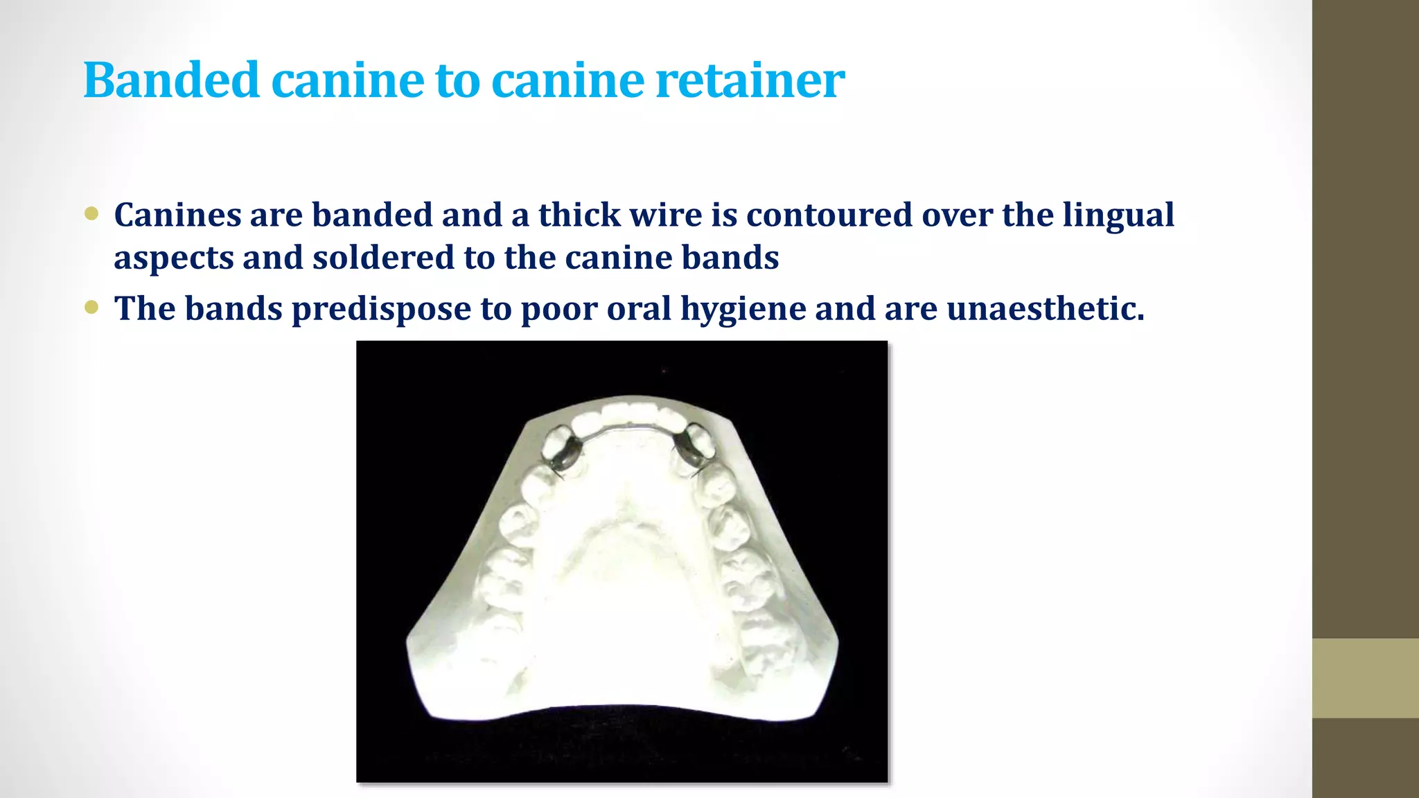 Retention and relapse | PPTX