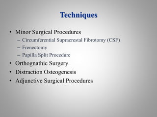 surgical interventions in orthodontics | PPTX
