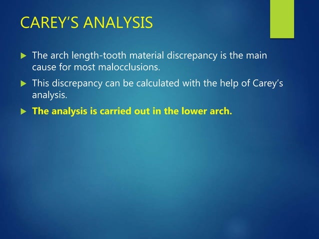 cast analysis | PPTX | Dental Health | Diseases and Conditions
