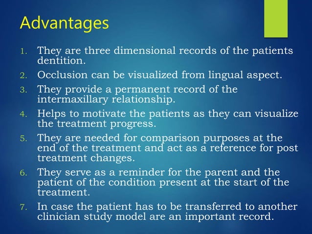 cast analysis | PPTX | Dental Health | Diseases and Conditions