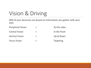 Vision and Driving | PPTX