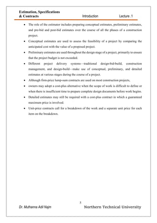 Lec.1 Introduction to Estimation | PDF