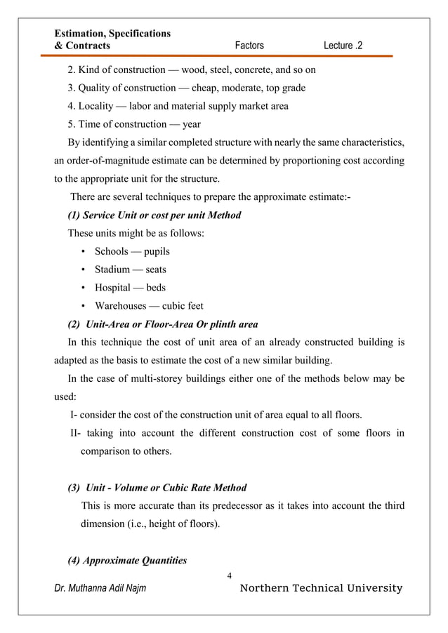 Lec.2 binifits of estamations...Types of Estimation | PDF
