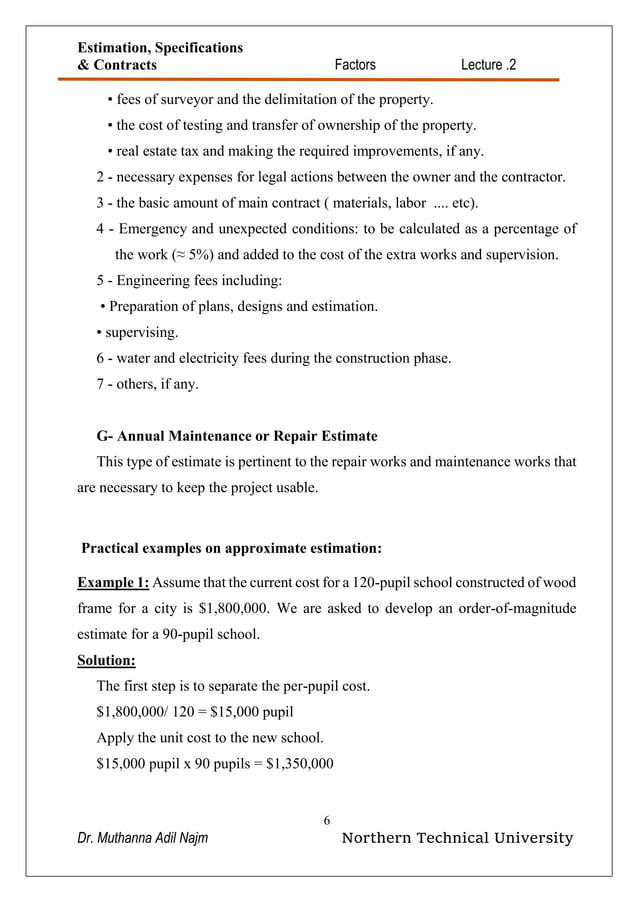 Lec.2 binifits of estamations...Types of Estimation | PDF