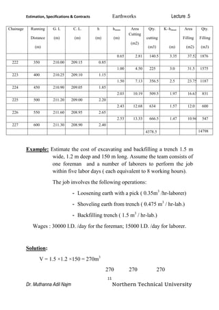 Lec.5 earthworks for various engineering projects | PDF