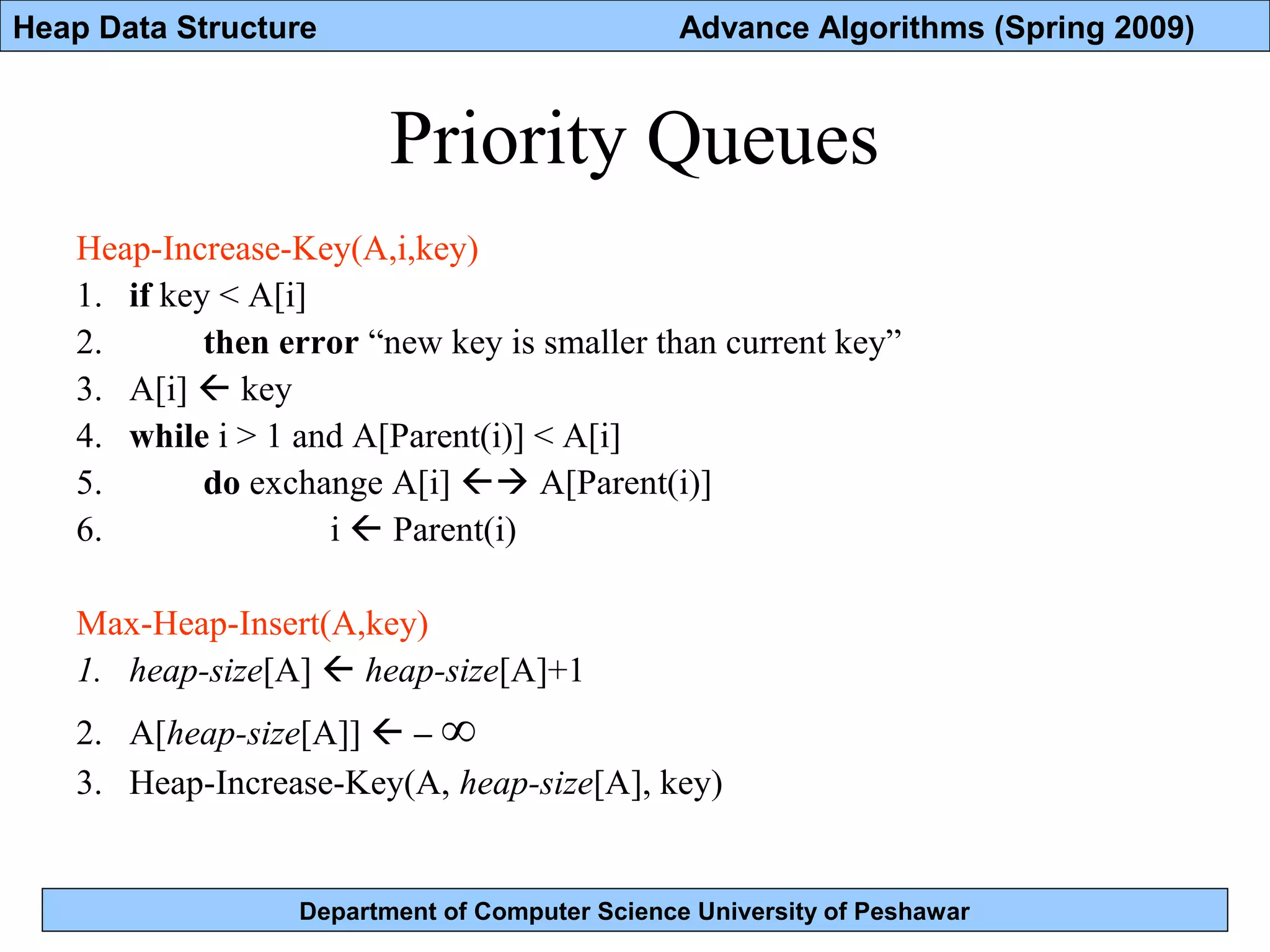 Lec 17 heap data structure | PPT