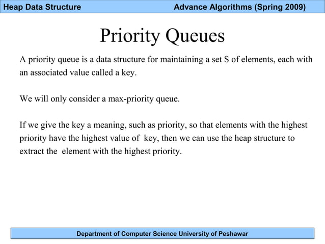 Lec 17 heap data structure | PPT