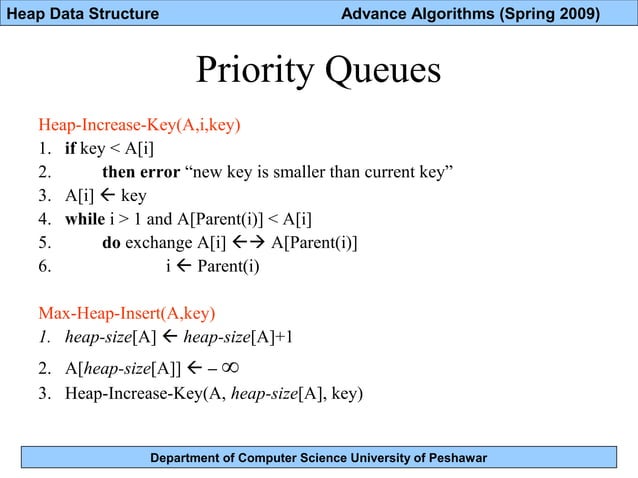Lec 17 heap data structure | PPT