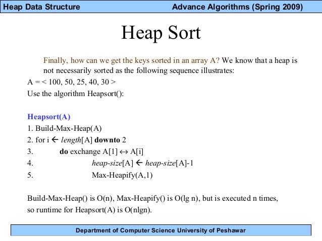 Lec 17 Heap Data Structure