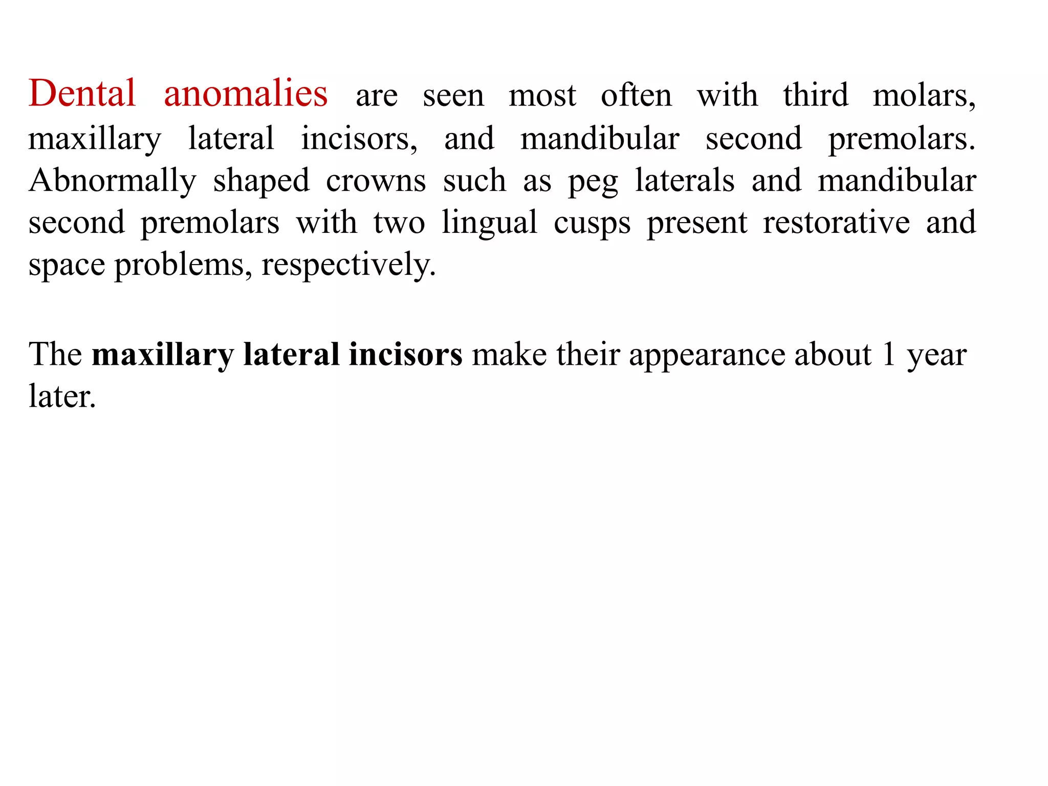 Lec.5. dental anatomy 2018-Permanent Maxillary lateral Incisors # 7 ...