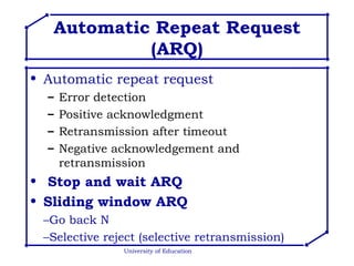 Flow & Error Control | PPT