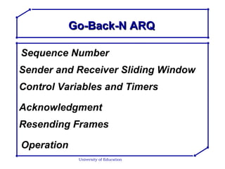 Flow & Error Control | PPT