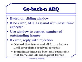 Flow & Error Control | PPT
