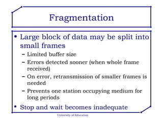 Flow & Error Control | PPT
