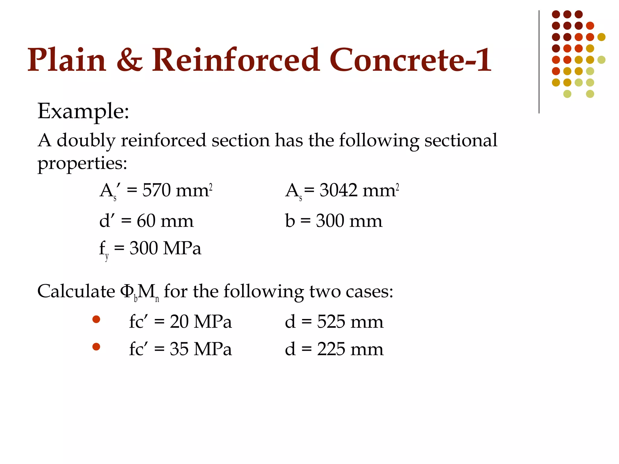 Lec 18 19 -flexural analysis and design of beams-2007-r | PPT