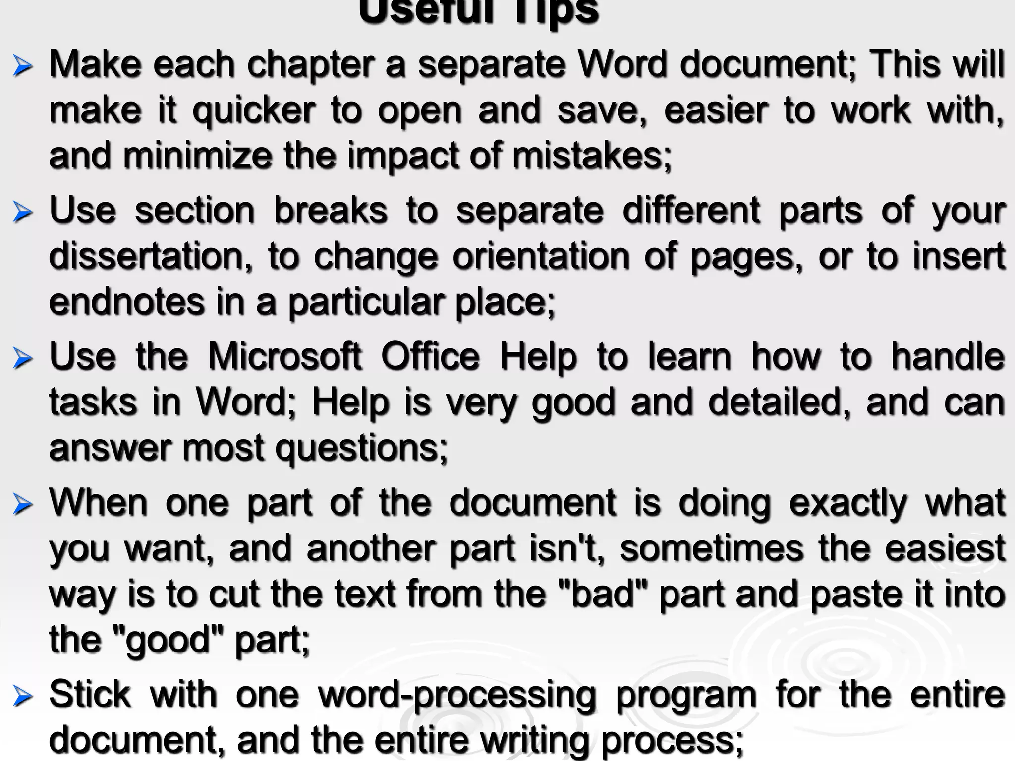How to format your research paper | PPT