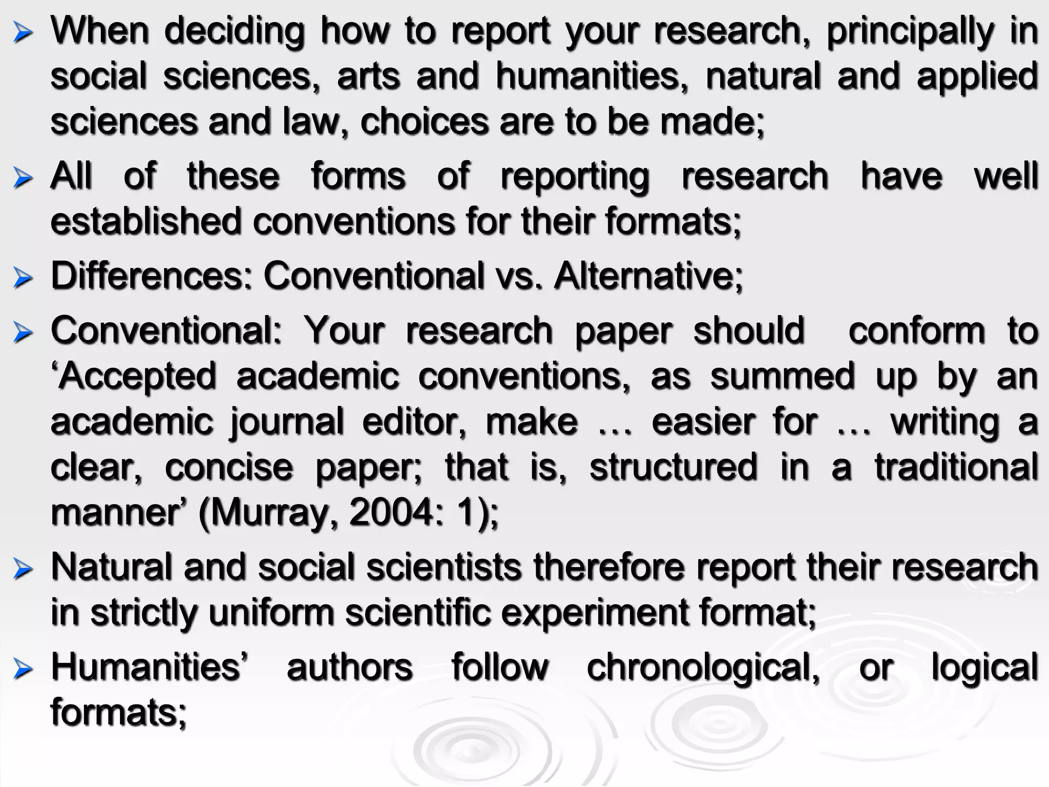 How to format your research paper | PPT