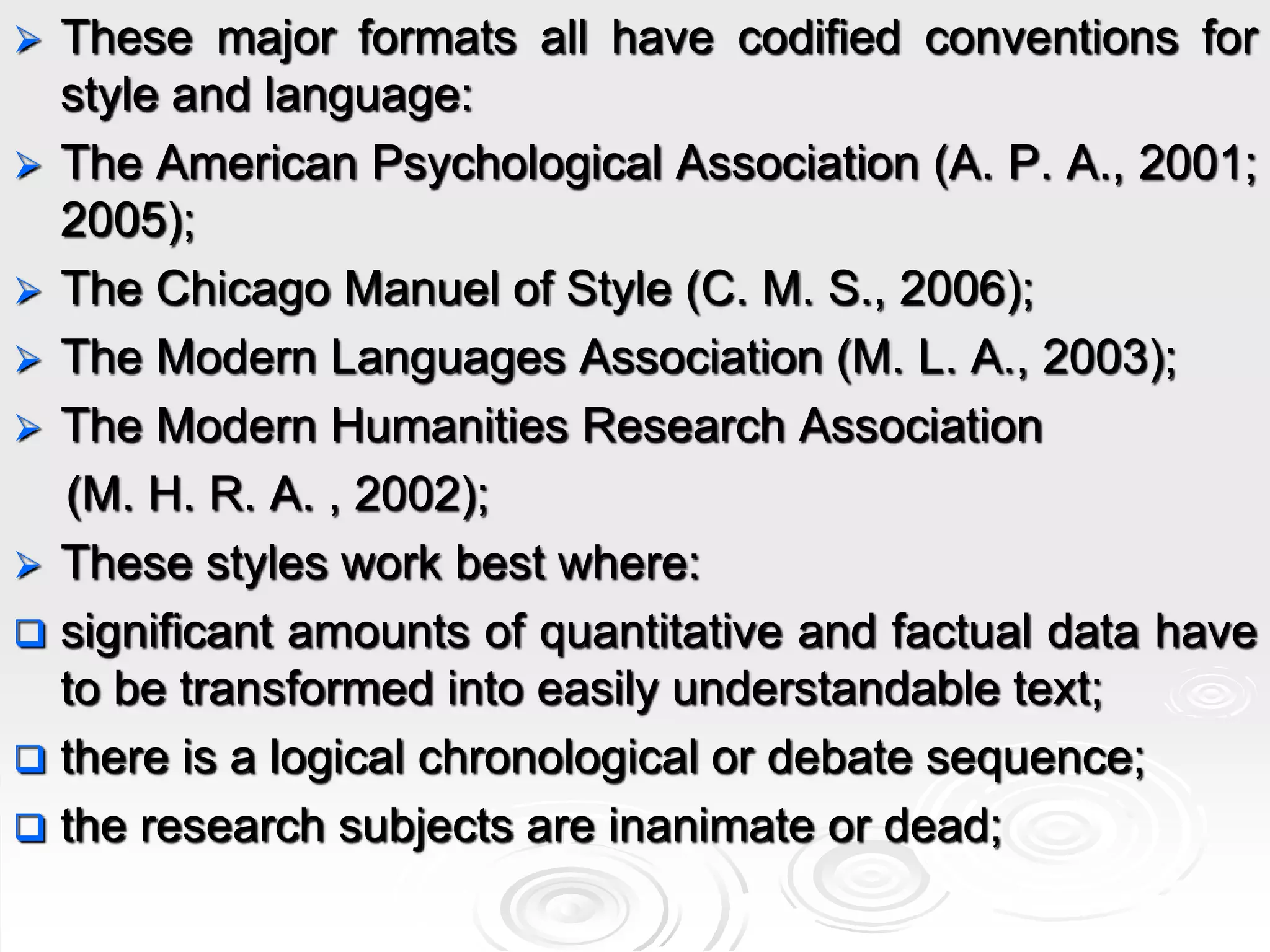 How to format your research paper | PPT | Free Download