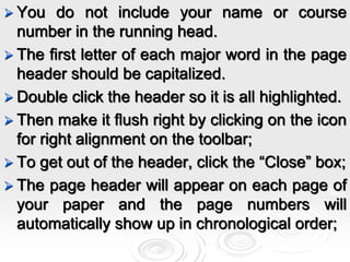 How to format your research paper | PPT
