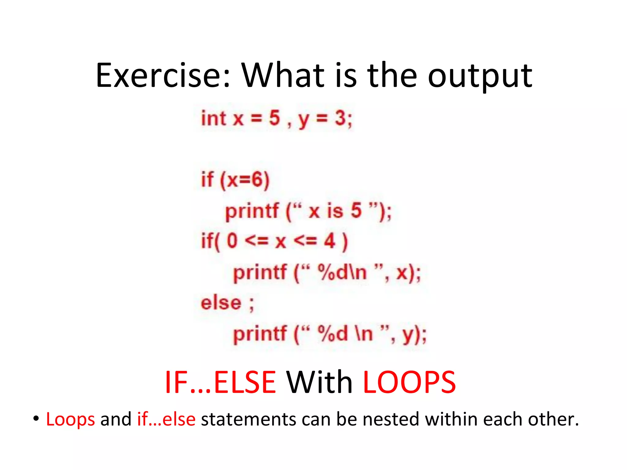 Programming Fundamentals Decisions | PPT