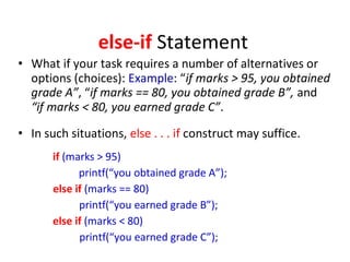 Programming Fundamentals Decisions | PPT