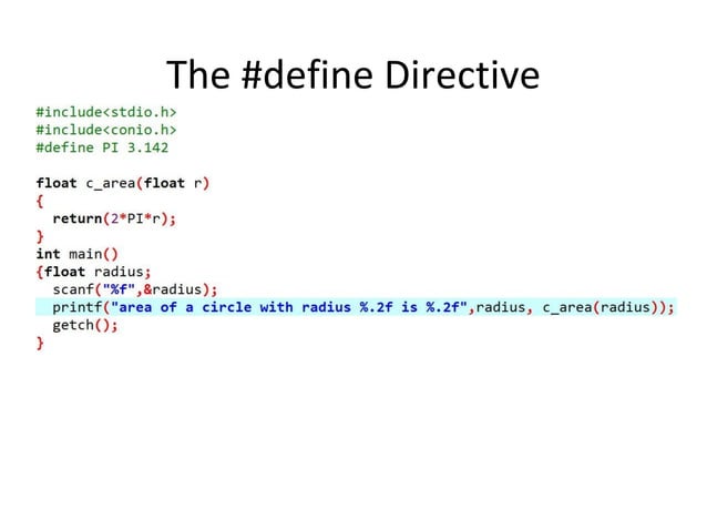 Programming Fundamentals Functions in C and types | PPT