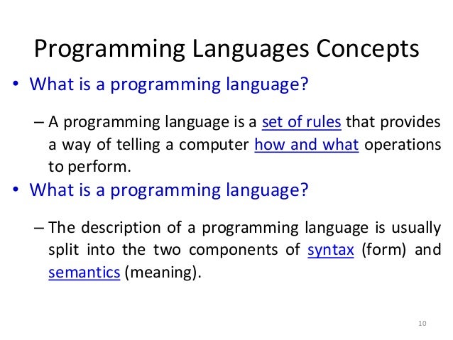 Programming Fundamentals and basic knowledge