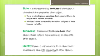 Lec-1B. Intro to object oriented programming language | PPT