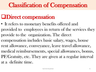 Strategic Compensation: A Component of Human Resource Management | PDF