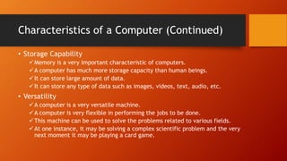 Introductoin of computer hardware and software | PPT