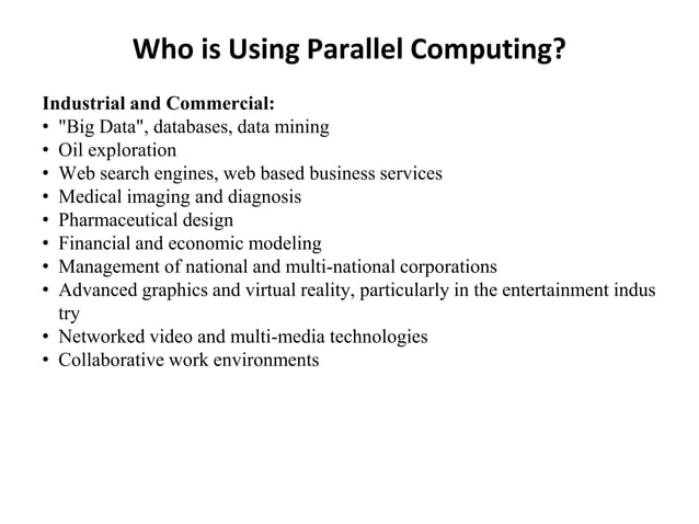 parallel processing | PPT
