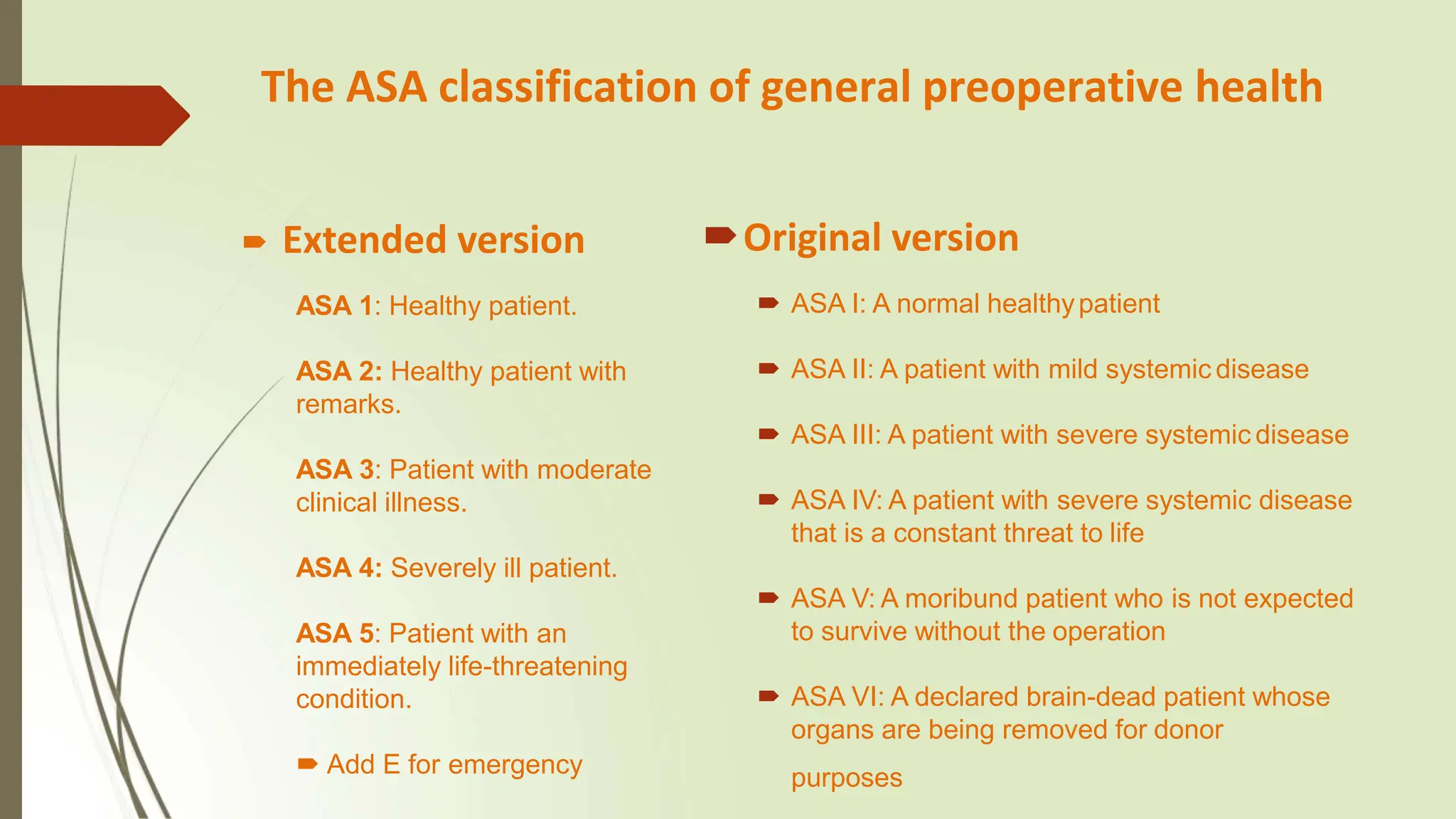PRE-OPERATIVE ASSESSMENT FOR ORTHOPEDIC SURGERY | PPTX