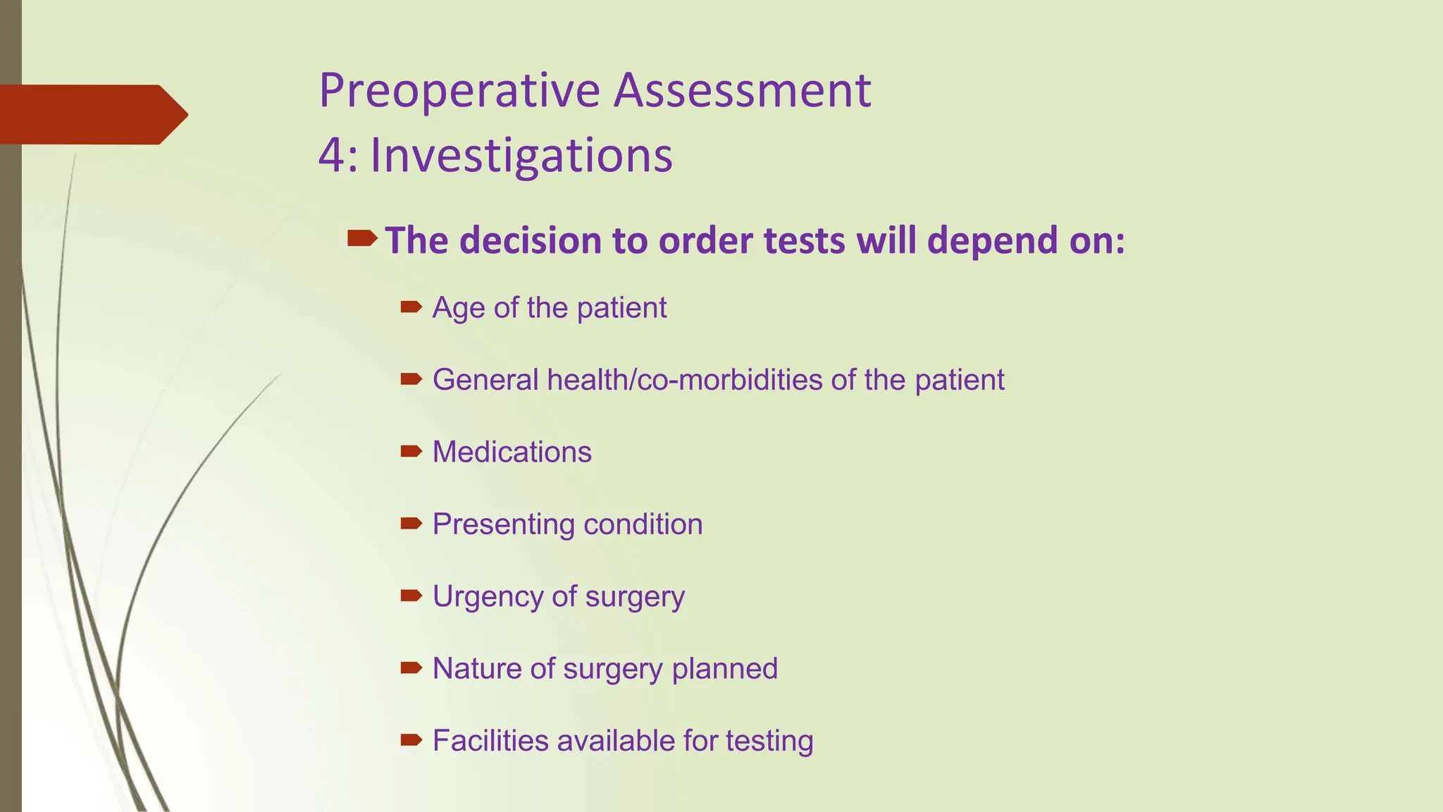 LEC-1) PRE-OPERATIVE ASSESSMENT in orthopedic. pptx | PPTX
