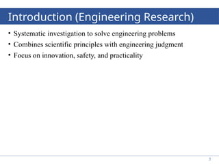 Research Methodology for engineering students | PPTX