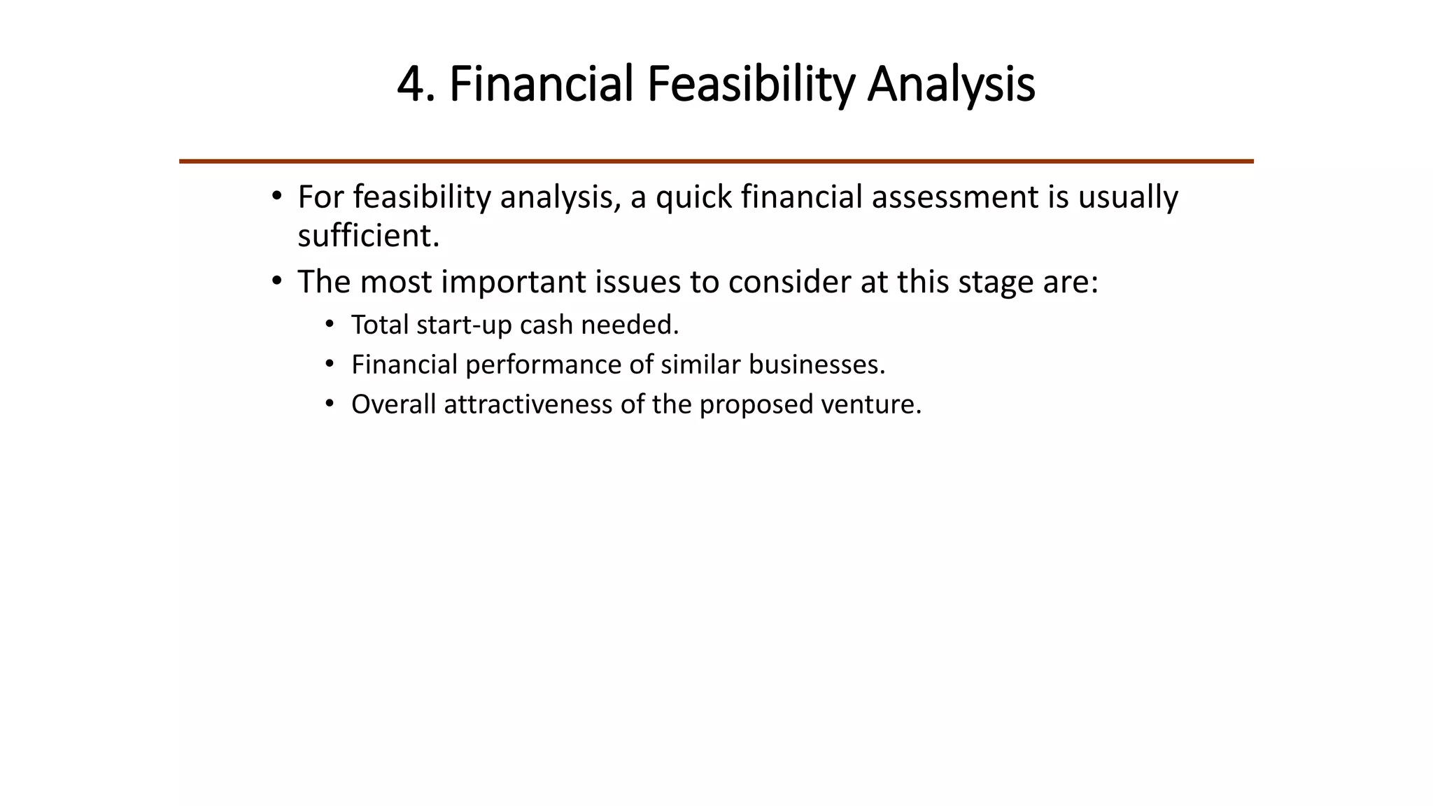 feasibility analysis for entrepreneur Lec 2 | PPTX