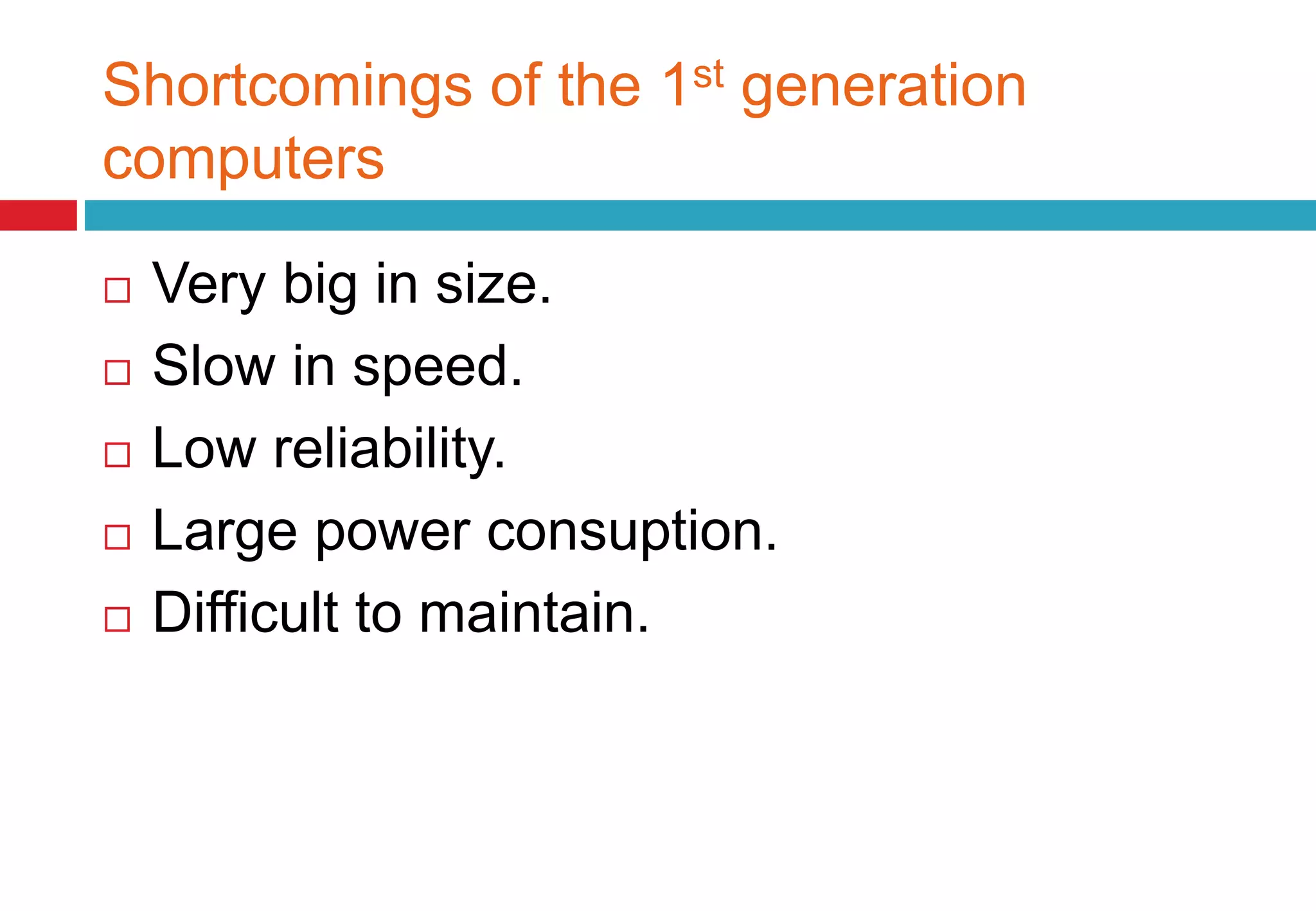 Generations of Computers | PPT