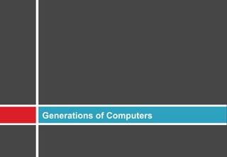 Generations of Computers | PPT