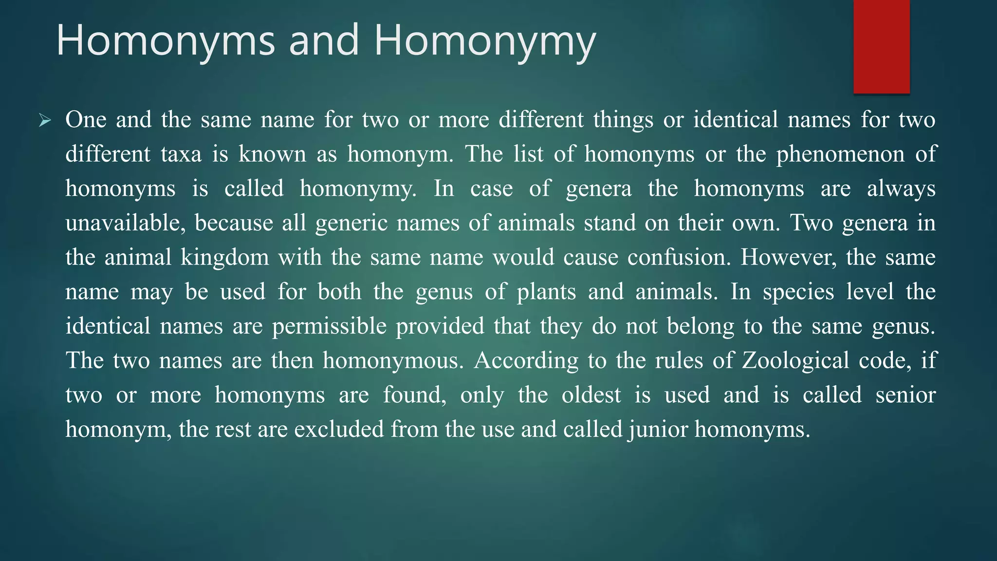 Lec. 18 Binomenclature | PPTX | Biological Sciences | Science