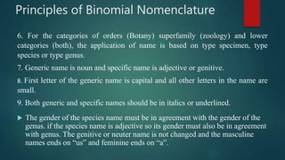 Lec. 18 Binomenclature | PPTX