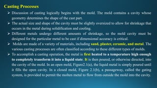 Lec.2 casting pdf | PDF | Chemistry | Science